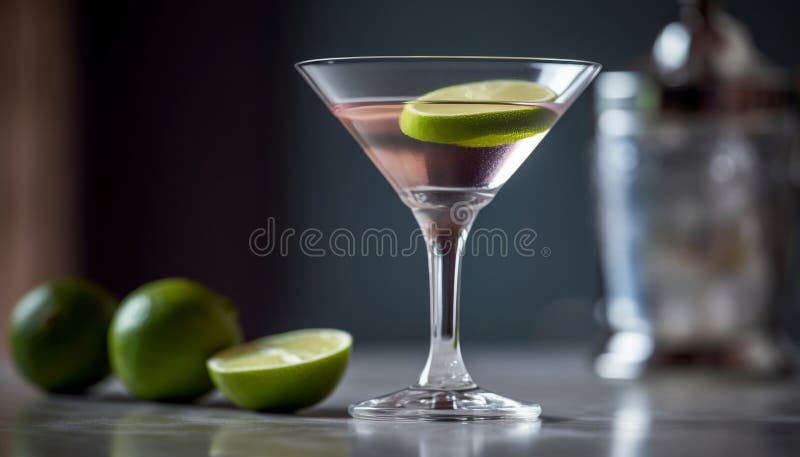 A Cold Martini with a Citrus Twist, Perfect for Celebrations Generated ...