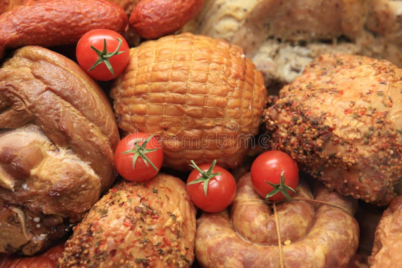 Cold meat. stock image. Image of meat, kitchen, ingredient - 23727173