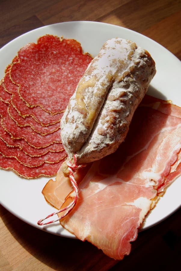 Cold meat selection stock image. Image of cold, salami - 13560445