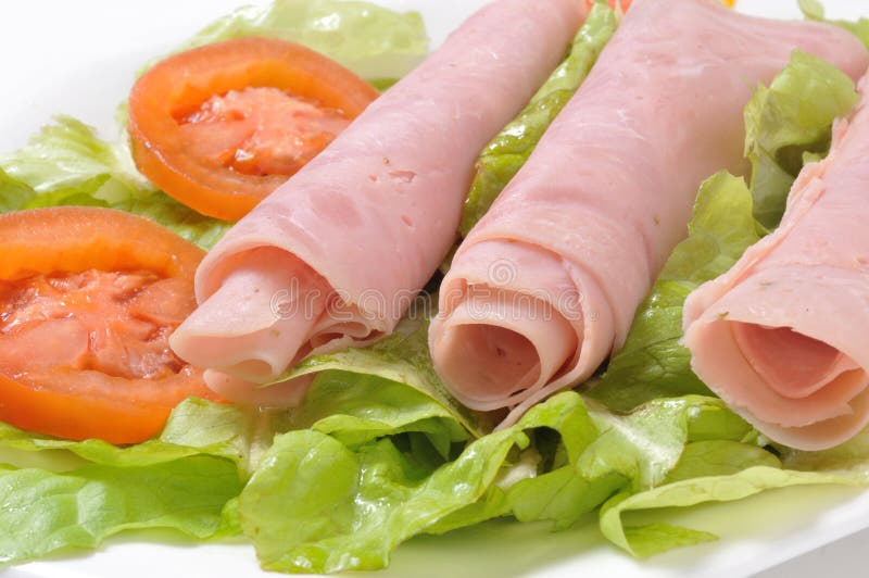 Cold meat and vegetables stock photo. Image of appetizer - 20631376