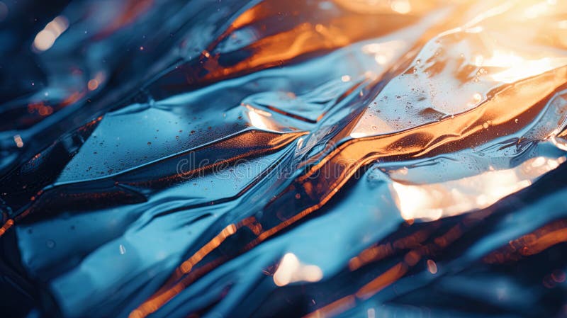 Cold Metal Texture with Bright Glare of Light Stock Illustration ...