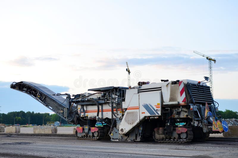 Cold Milling Machines are Used for the Quick, Highly Efficient Removal ...