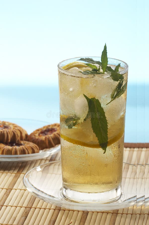 Cold mint tea stock photo. Image of thirst, drinks, party - 689498