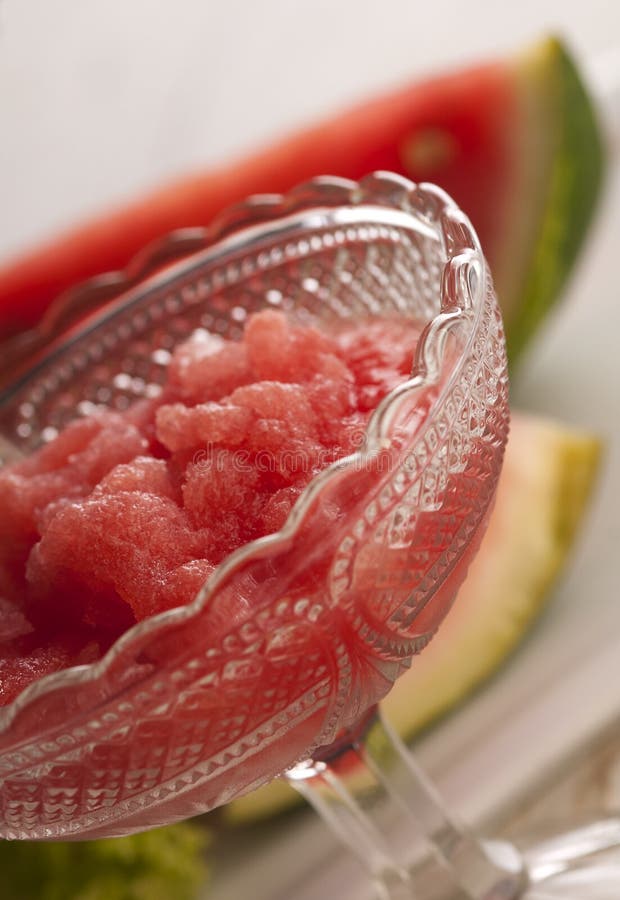 Cold, Mixed Water Melon - Granita Stock Photo - Image of fruit, dessert ...