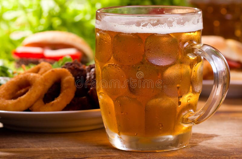 Cold mug of beer stock image. Image of beer, bubble, filled - 21378661