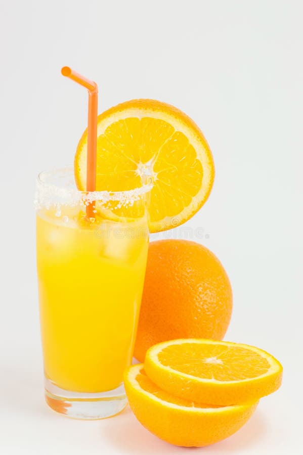 Cold Orange Juice for Summer Day Refreshment Stock Photo - Image of ...
