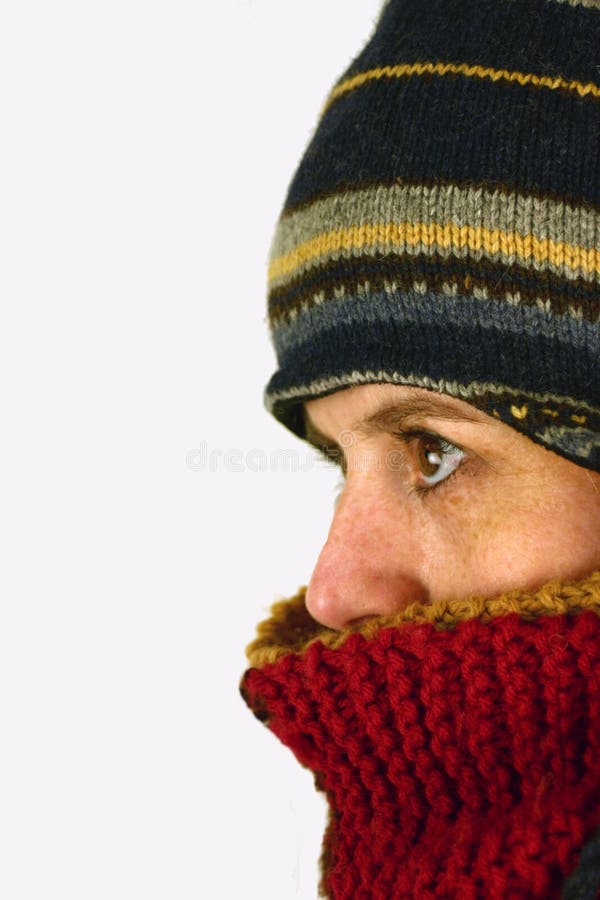 Cold outside stock image. Image of yellow, scarfs, freezing - 435269
