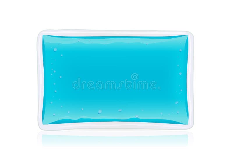 Hot and Cold Gel Pack Vector . First Aid Cartoon Stock Vector ...