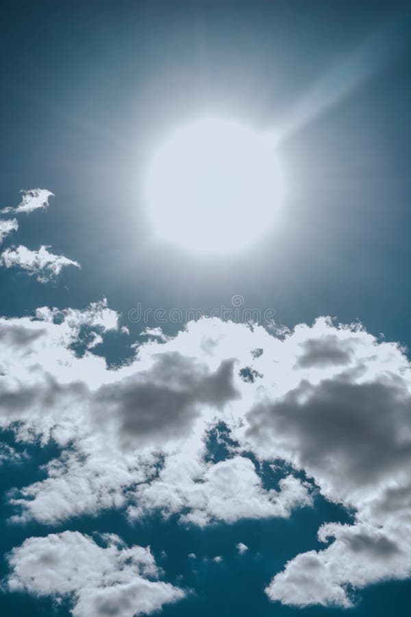 Pale sun in winter stock photo. Image of blue, frigid - 233476662