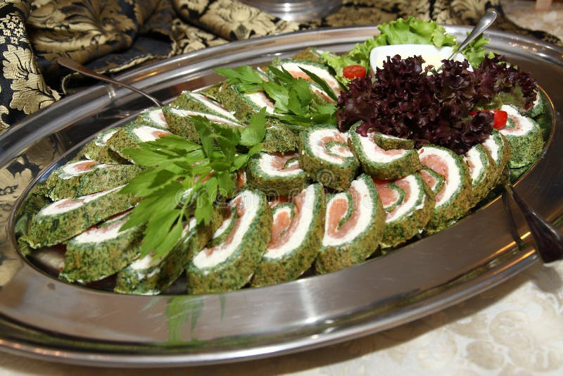 Cold plate stock photo. Image of reception, banquet, garnish - 25417506