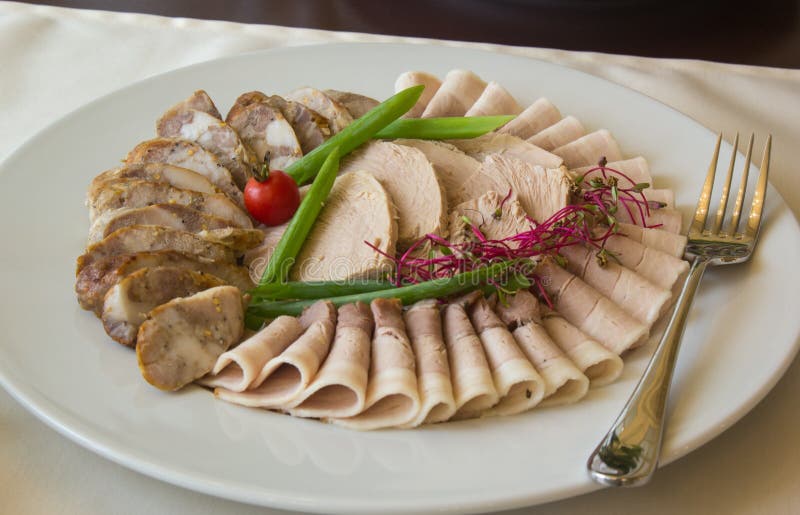 Cold plate stock photo. Image of food, spicy, bacon, cold - 78463820