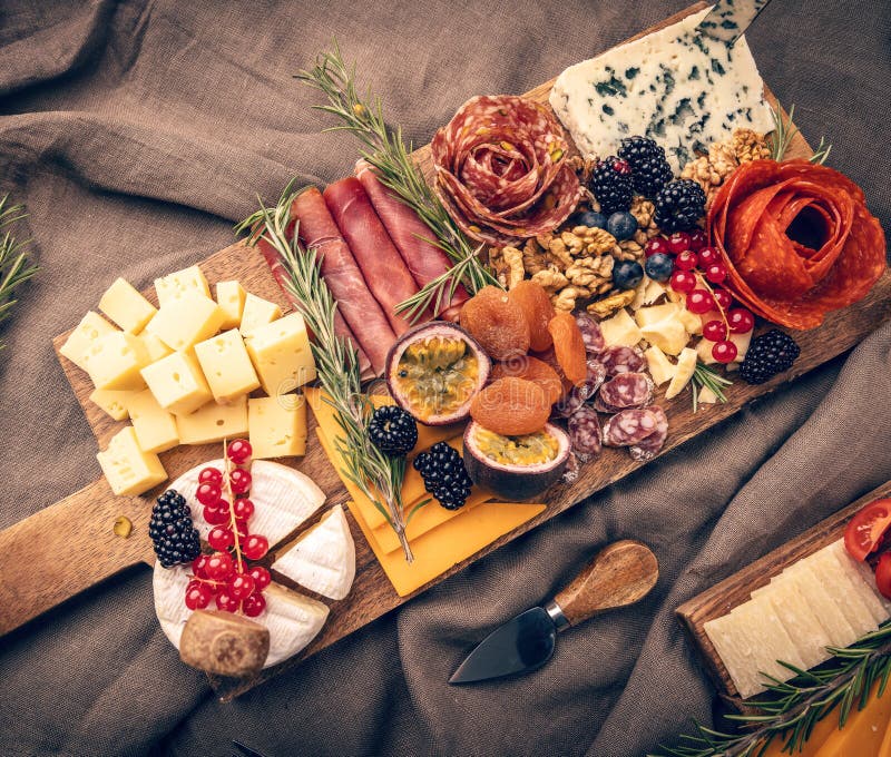Cold Platter, Various Cold Cuts Stock Image - Image of parma, smoked ...
