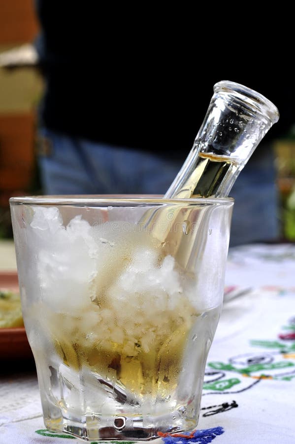 Cold Plum Brandy or Schnapps Stock Image - Image of slivovica, fructose ...