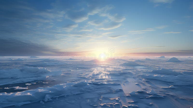 Cold polar ice caps stock illustration. Illustration of frozen - 290688358