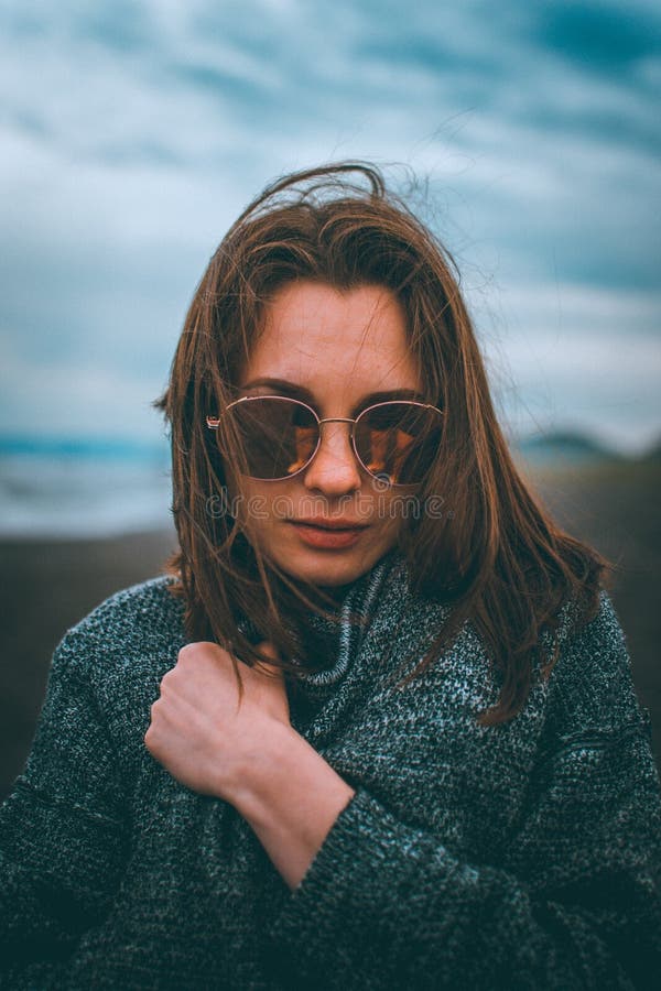 Cold stock image. Image of blue, orange, portrait, cold - 120302989