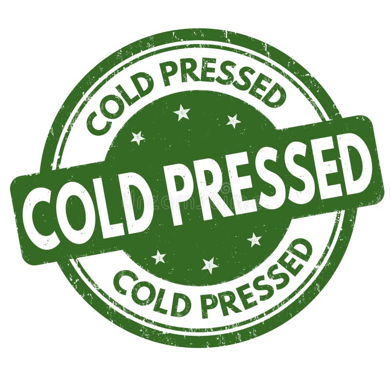 Cold Pressed Grunge Rubber Stamp Stock Vector - Illustration of dirty ...