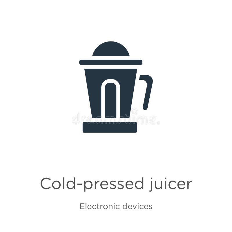 Cold-pressed Juicer Icon Vector. Trendy Flat Cold-pressed Juicer Icon ...