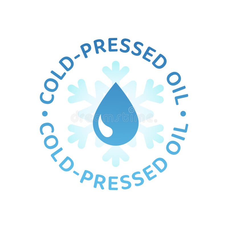 Cold-pressed Oil Vector Label Stock Vector - Illustration of essential ...