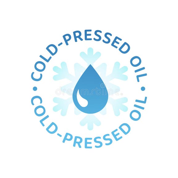 Cold-pressed Oil Vector Label Stock Vector - Illustration of essential ...