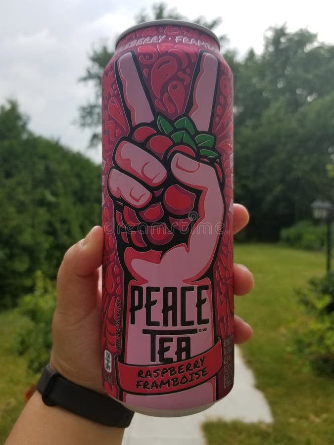 Cold Raspberry Iced Tea editorial photography. Image of peacetea ...