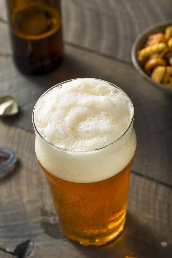 Cold Refreshing American Lager Crafter Beer Stock Photo - Image of beer ...