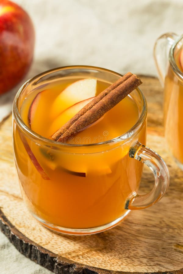 Cold Refreshing Autumn Apple Cider Stock Photo - Image of natural ...