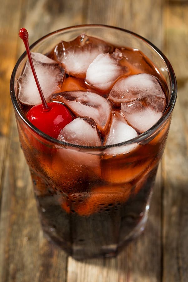 Cold Refreshing Cherry Cola Stock Photo - Image of drink, sugar: 305799562