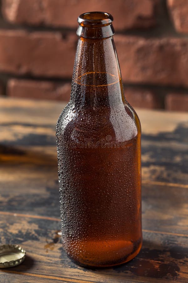 Cold Refreshing Craft Beer in a Bottle Stock Image - Image of cold ...