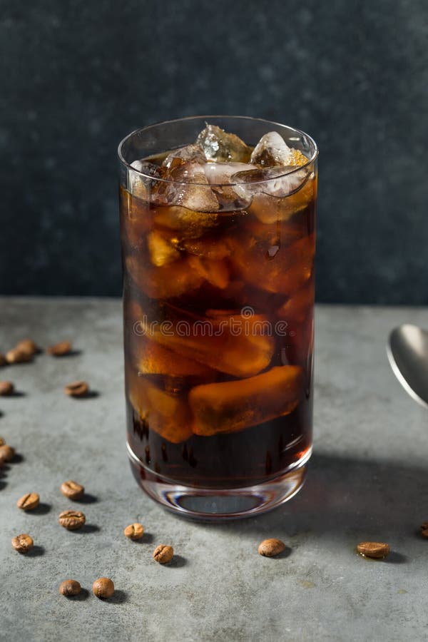 Cold Refreshing Iced Cold Brew Coffee Stock Image - Image of gourmet ...