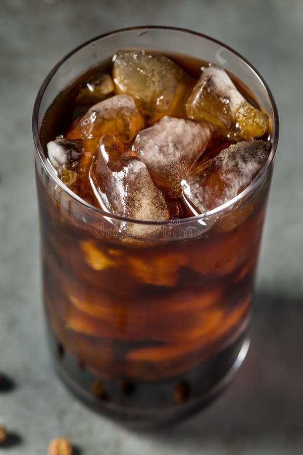 Cold Refreshing Iced Cold Brew Coffee Stock Image - Image of brewed ...