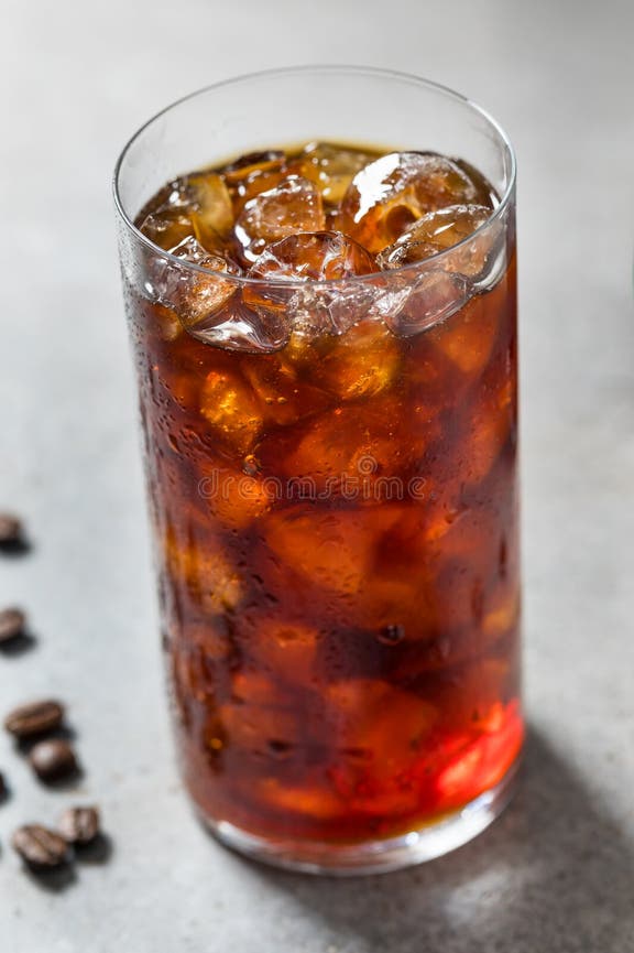 Cold Refreshing Iced Cold Brew Coffee Stock Photo - Image of tasty ...