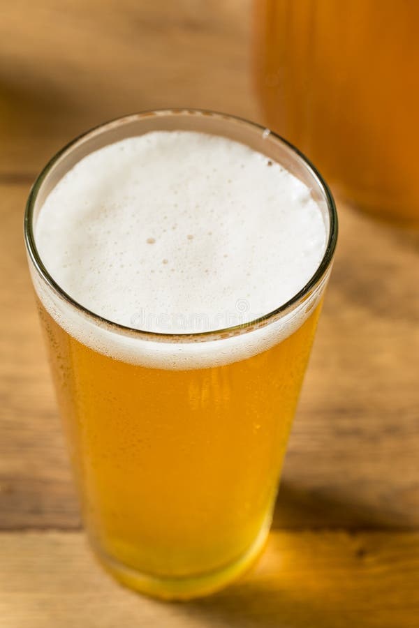Cold Refreshing Lager Beer in a Pitcher Stock Photo - Image of frosty ...
