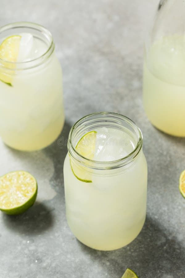 Cold Refreshing Lime Limeade Stock Image - Image of lime, lemonade ...