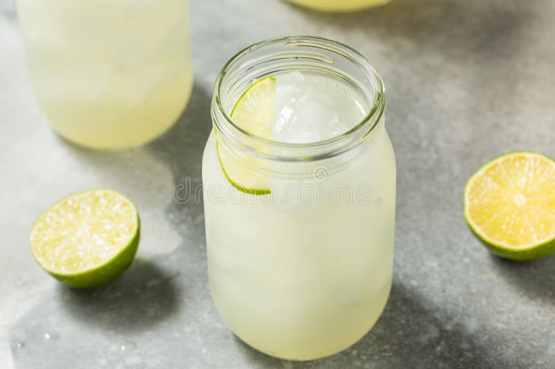 Cold Refreshing Lime Limeade Stock Image - Image of sweetened, soda ...