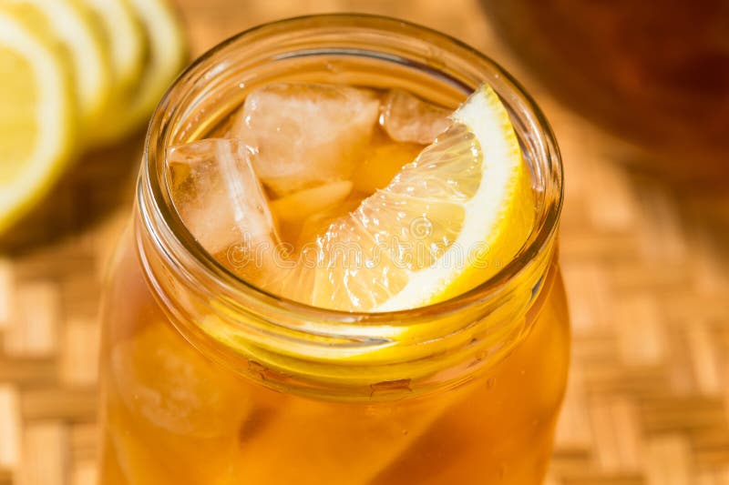 Cold Refreshing Southern Sweet Iced Tea Stock Photo - Image of tasty ...