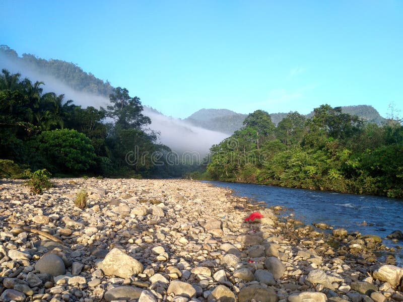 Cold in the river stock image. Image of lake, valley - 200087671