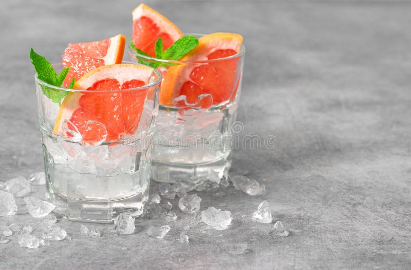 Two Short Drink Alcohol Cocktails Stock Image - Image of freshness ...