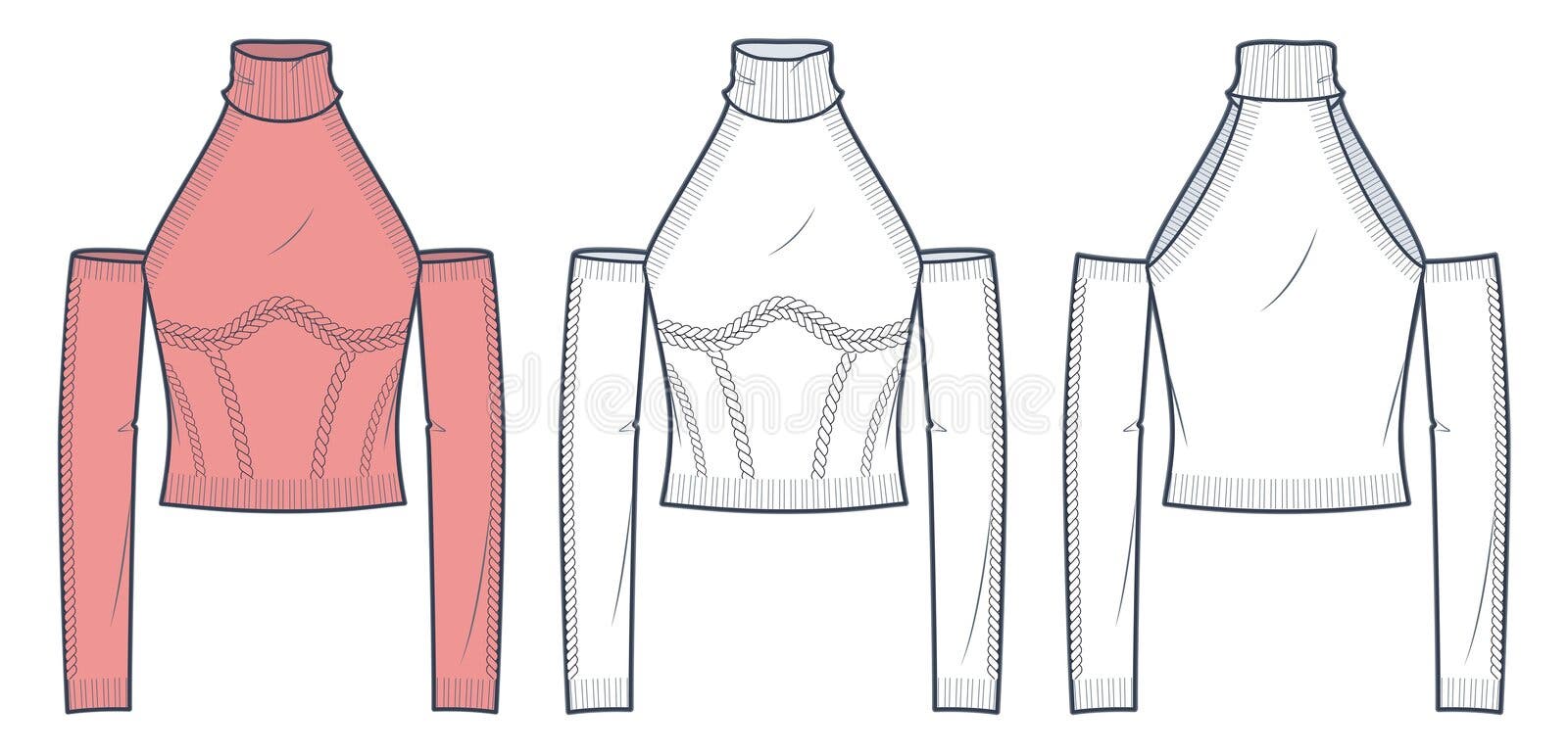 Turtleneck Flat Stock Illustrations 1 665 Turtleneck Flat Stock