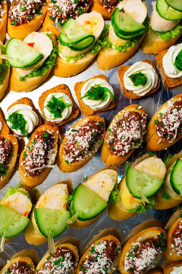 Cold Snacks on the Table Buffet Stock Photo - Image of delicious, meal ...