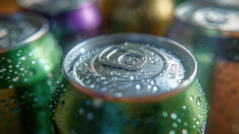 The Cold Soda Can.AI Generated Image Stock Photo - Image of blur, fizzy ...