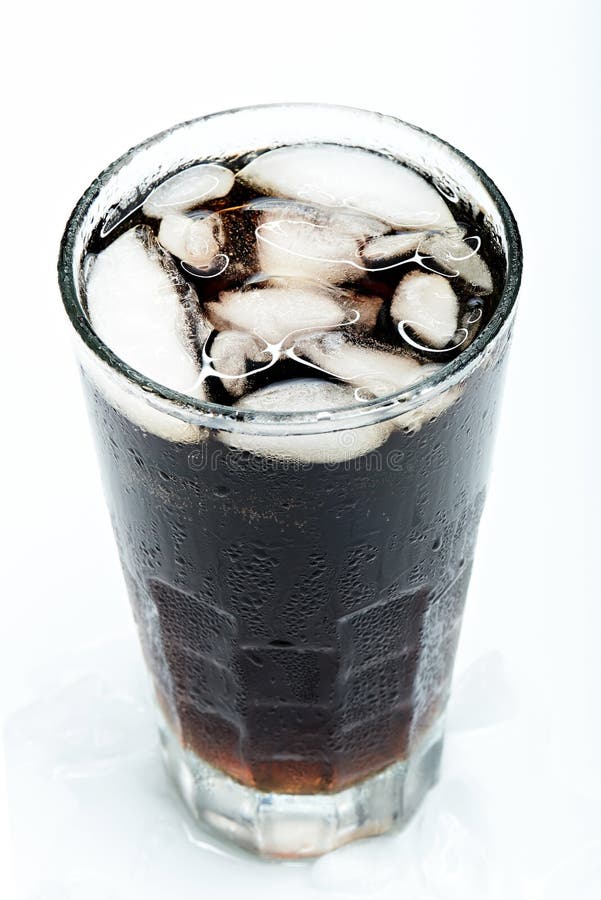 Cold soda in glass stock photo. Image of white, refreshing - 71921968