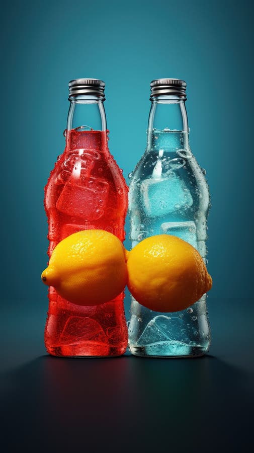 A Cold Soft Drinks for Beverage Stock Illustration - Illustration of ...
