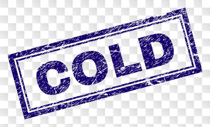 Grunge COLD Rectangle Stamp Stock Vector - Illustration of stamp, frame ...