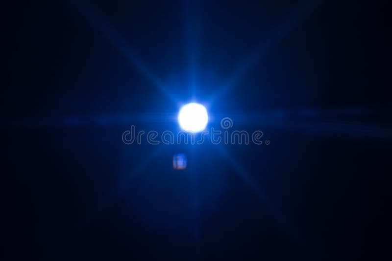 Cold Star Glow Space Empty Universe Lens Flare Stock Photo - Image of ...
