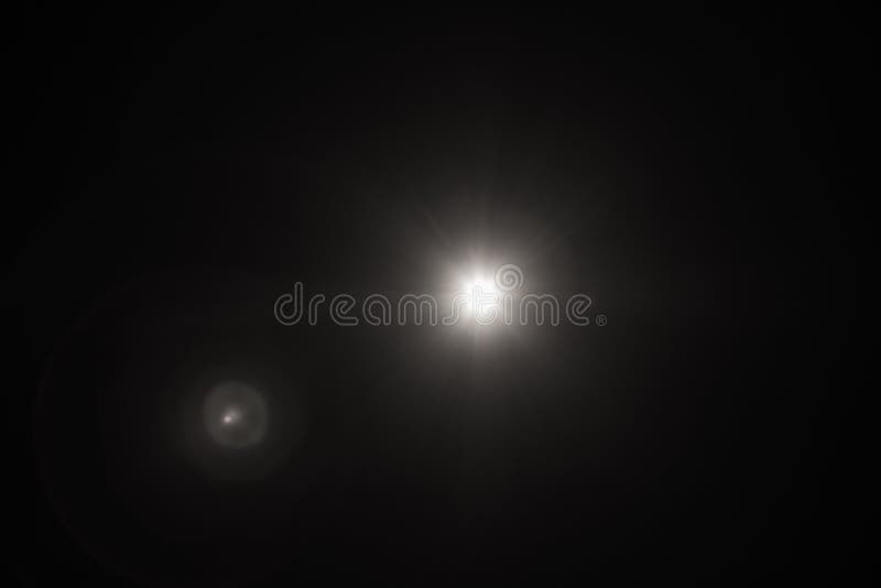 Cold Star Glow Space Empty Universe Lens Flare Stock Photo - Image of ...
