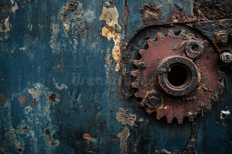 A Cold Steel Background with Scratches and Scuff Marks, Emphasizing Its ...