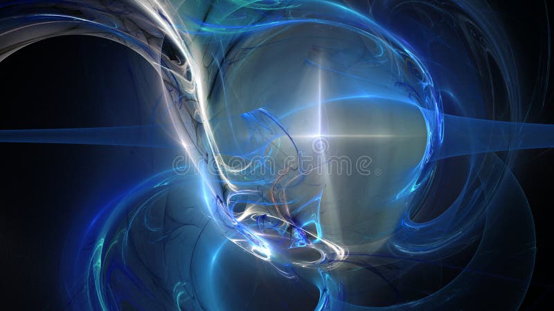 Cold Steel Curves and Waves Abstract Background Stock Illustration ...