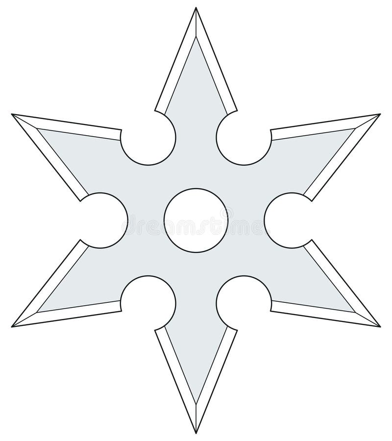 Printable Ninja Star Template