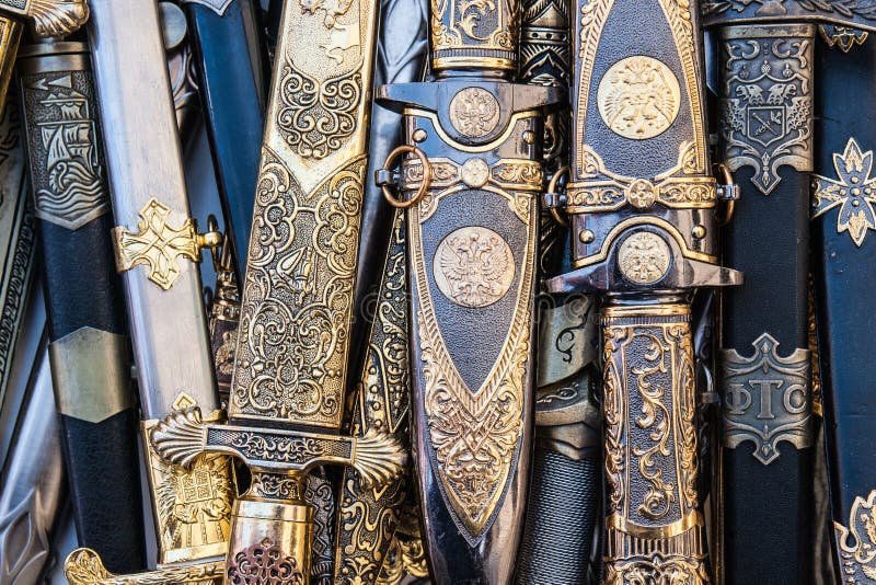 Cold weapons editorial image. Image of mail, demonstration - 43672555