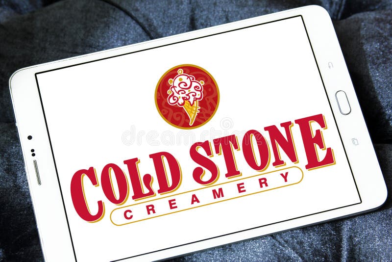 Cold Stone Creamery Restaurant Logo Editorial Stock Photo - Image of ...